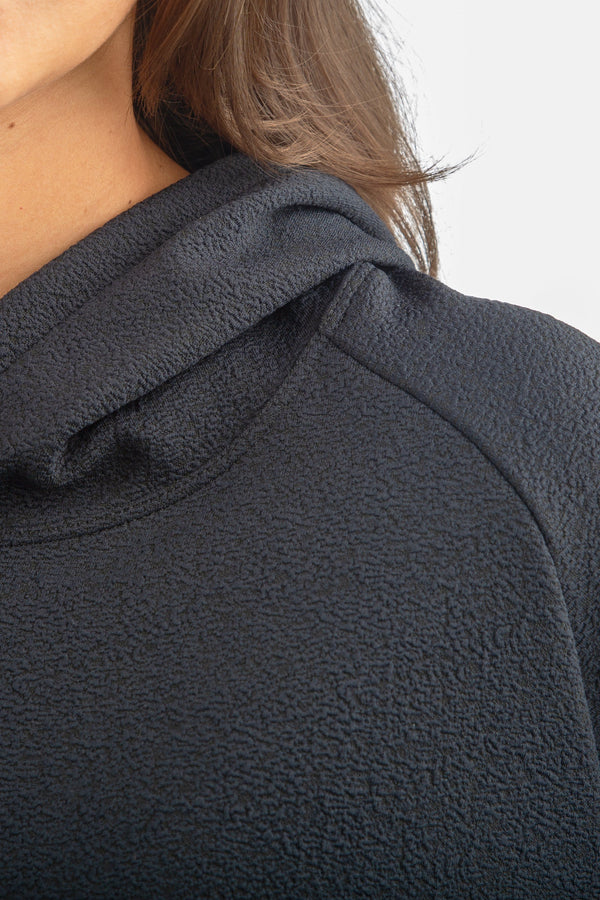Black Frost Long Sleeve Hoodie - All American Clothing Co
