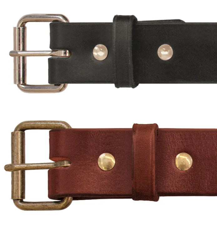 Heavy Duty Leather Belts Made in USA - All American Clothing Co