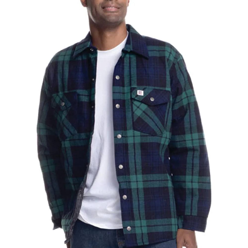 Quilt Lined Premium Flannel Work Shirt - All American Clothing Co